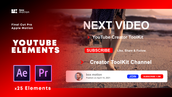 YouTube Channel Elements, After Effects Project Files | VideoHive